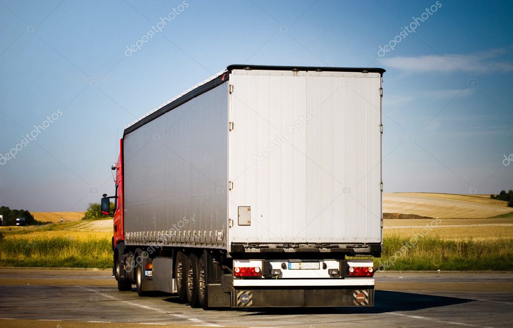 Heavy truck back view — Stock Photo © chaoss #1676452