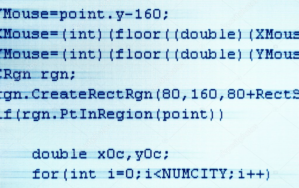 Programming code closeup — Stock Photo © chaoss #1751894