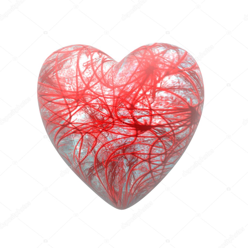 Red heart Stock Photo by ©Alperium 1882035