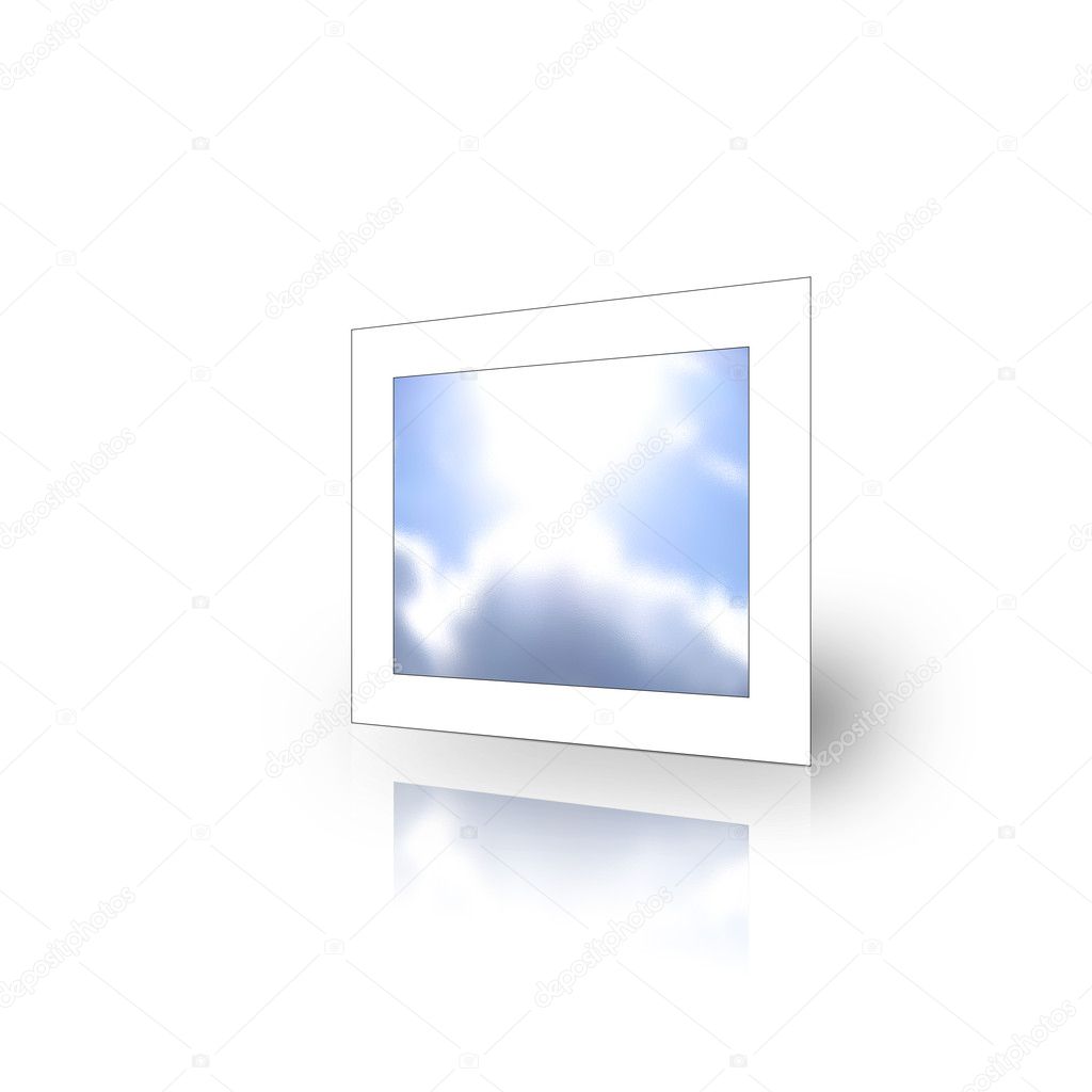 Blank foto frame template Stock Photo by ©Alperium 1883109
