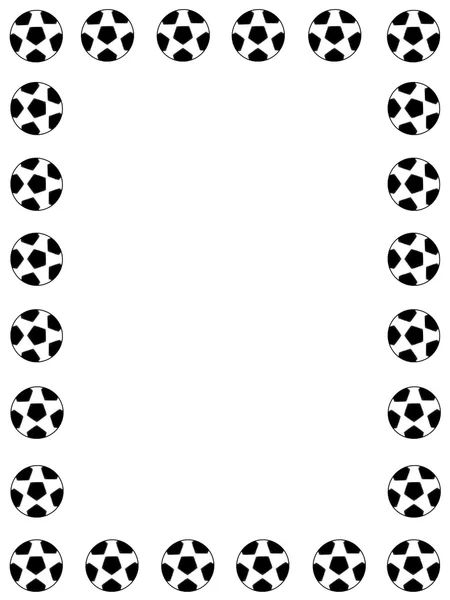 Square soccer ball or football frame — Stock Photo © hd-design #8742485