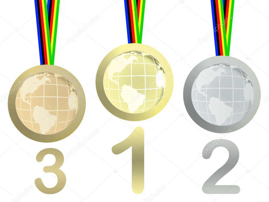 Medallas olímpicas: fotografía de stock © fotodddelli #1621171 ...