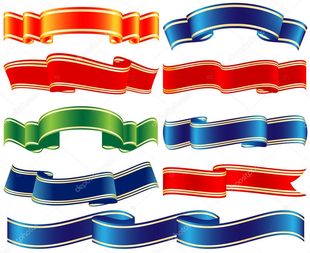 cintas de vector — Vector de stock © marivlada #1201541