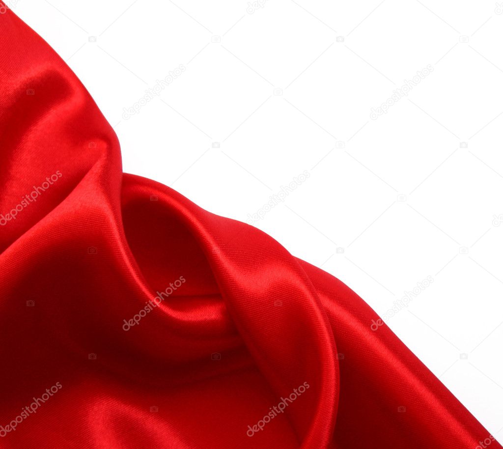 Smooth Red Silk as background Stock Photo by ©oxanatravel 2461176