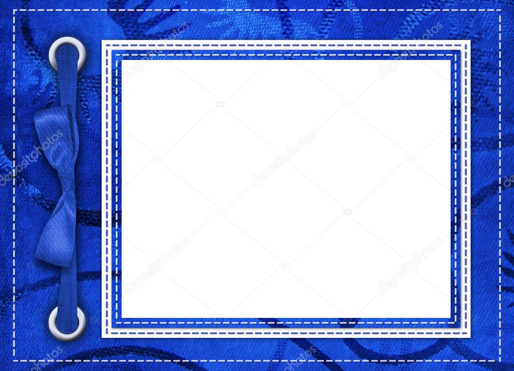 Blue framework for photos — Stock Photo © Loraliu #2025930