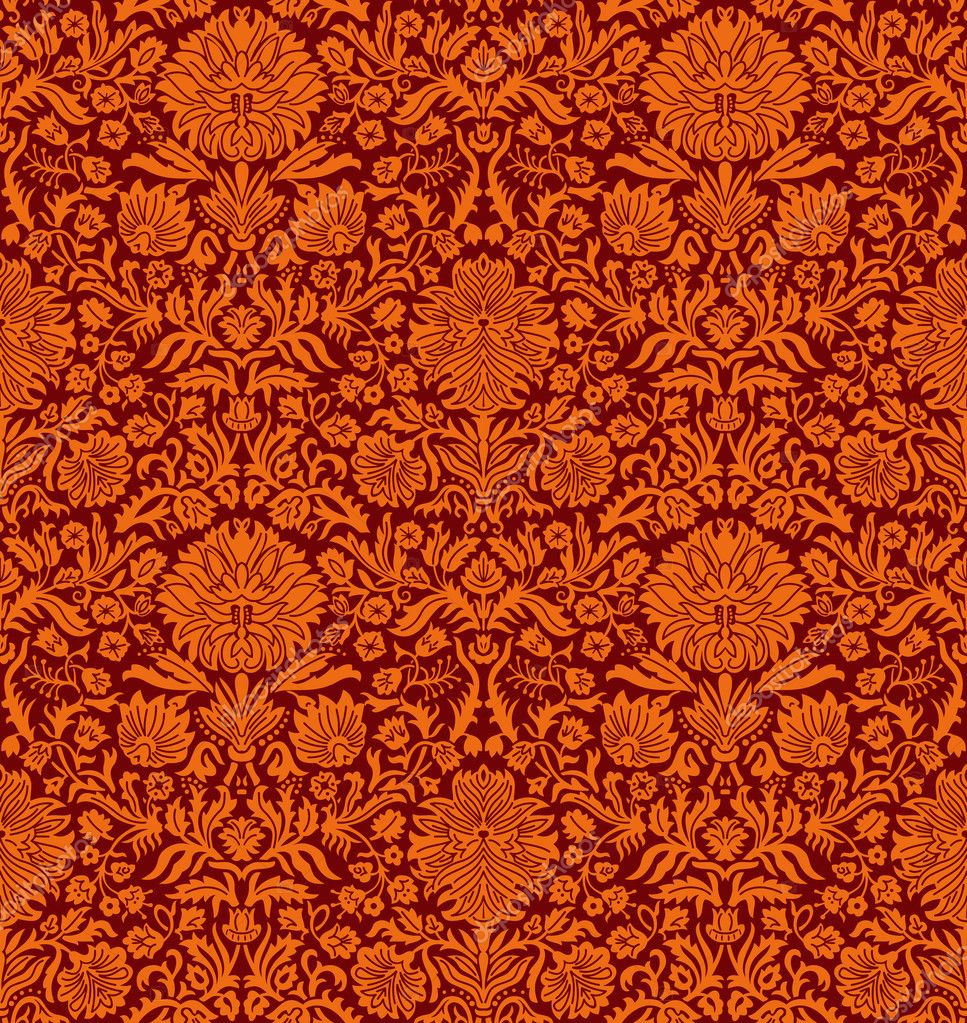 Raster Seamless Wallpaper Pattern — Stock Photo © Extezy #1238812