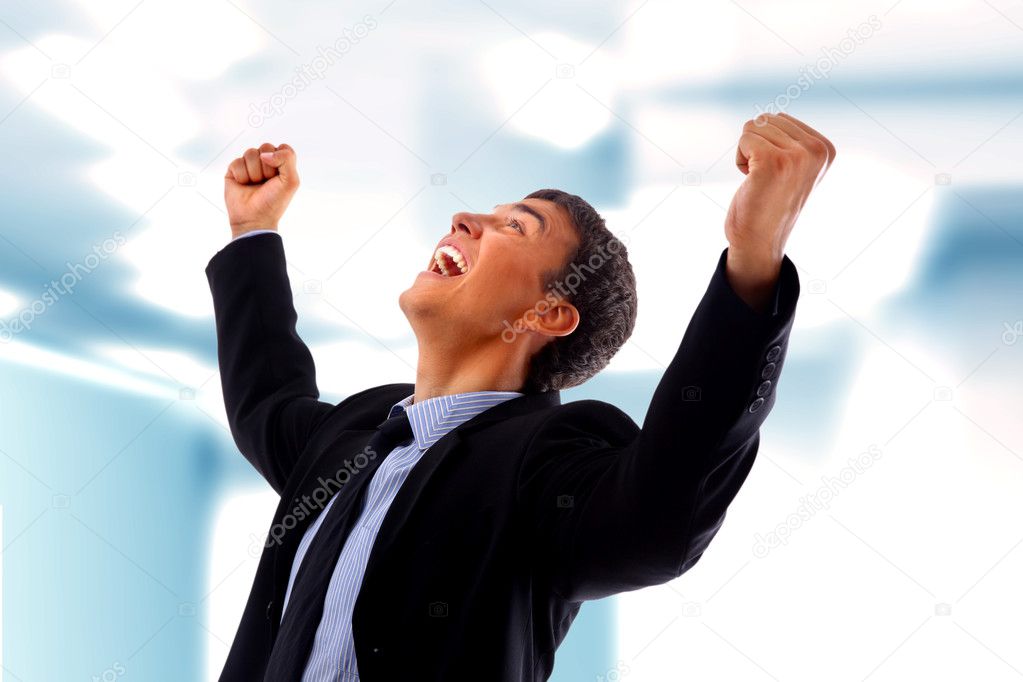 Energetic businessman — Stock Photo © depositedhar #1143417