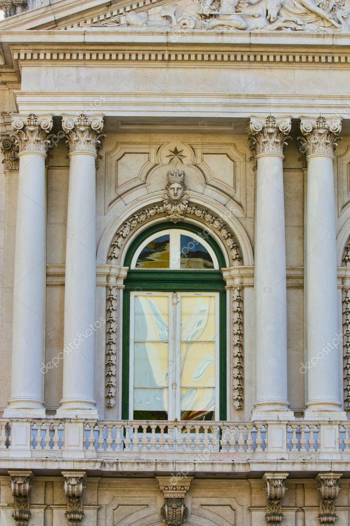 Stone window Stock Photo by ©kalnenko 1148399