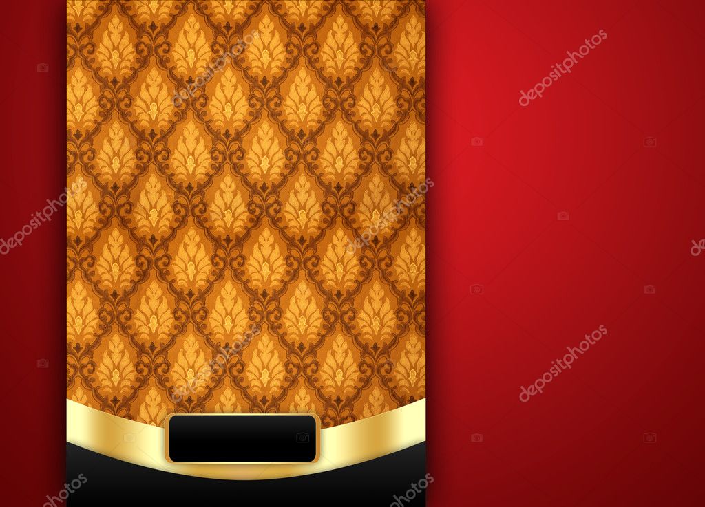 Vintage Pattern Backgrounds Red