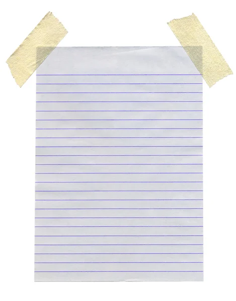 Lined paper isolated. — Stock Photo © SRphotos #1933140