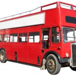 Red Double Decker Bus on White Stock Photo by ©jamesgroup 13450838