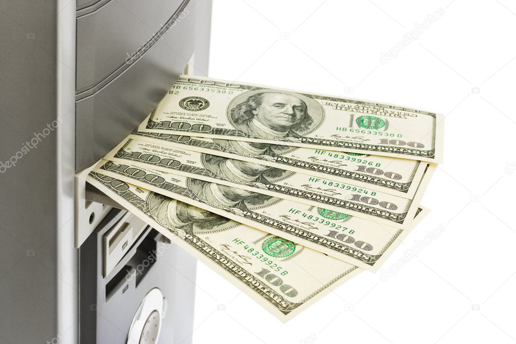 Money and computer Stock Photo by ©Violin 1183604