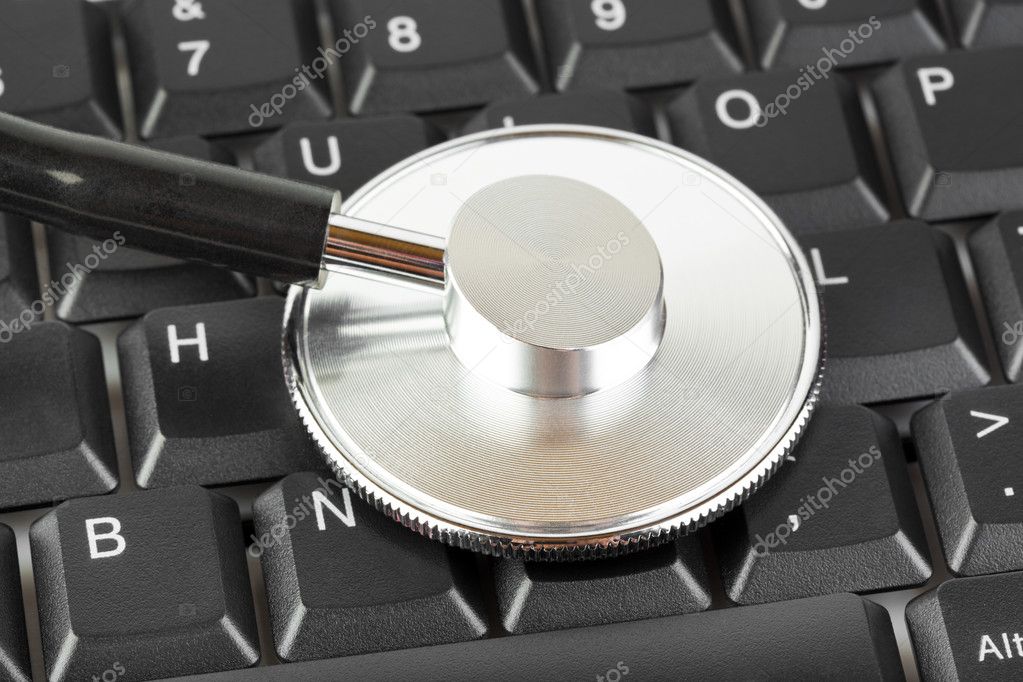Stethoscope on computer keyboard Stock Photo by ©Violin 1185503 Stethoscope on computer keyboard Stock Photo by ©Violin 1185503