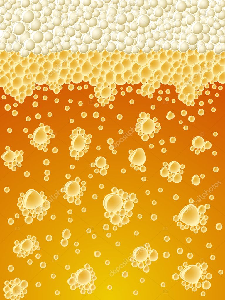Foamy beer vector background Stock Vector by ©tuulijumala 1267297