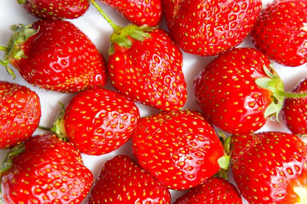 Strawberry background — Stock Photo © alenkasm #1249357