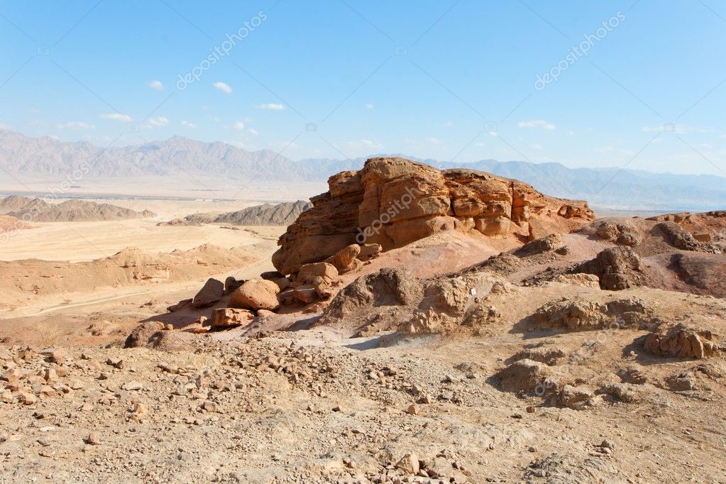 Rocky Desert Landscape With