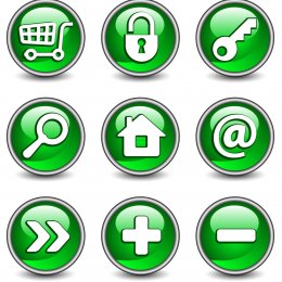 Iconos verdes fotos de stock, imágenes de Iconos verdes sin royalties ...