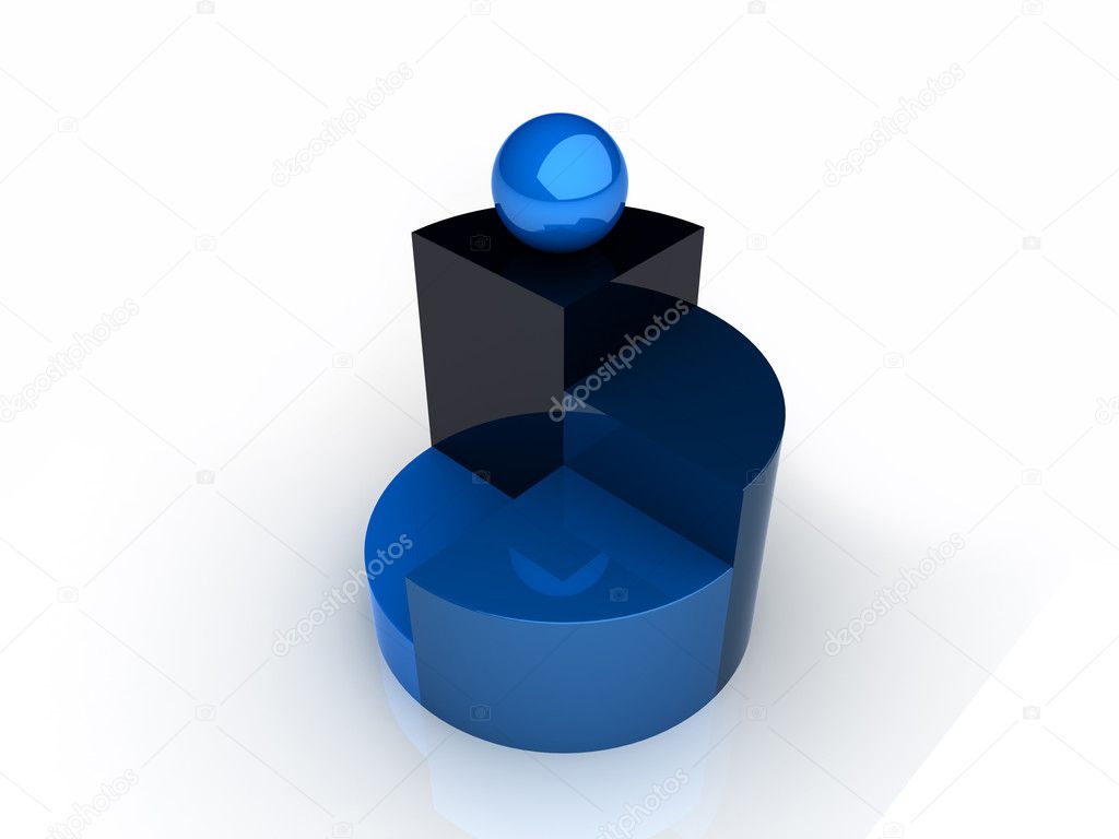 Illustration of steps in circle — Stock Photo © MONARX3D #1213418