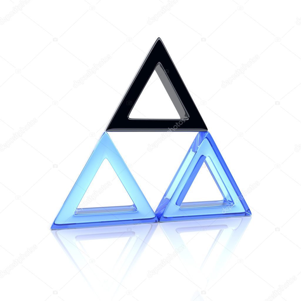 Unique triangle — Stock Photo © MONARX3D #2531839