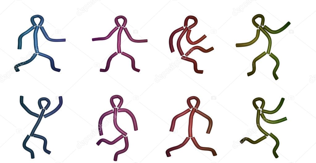 Dancing human figures — Stock Photo © vkraskouski #1655107