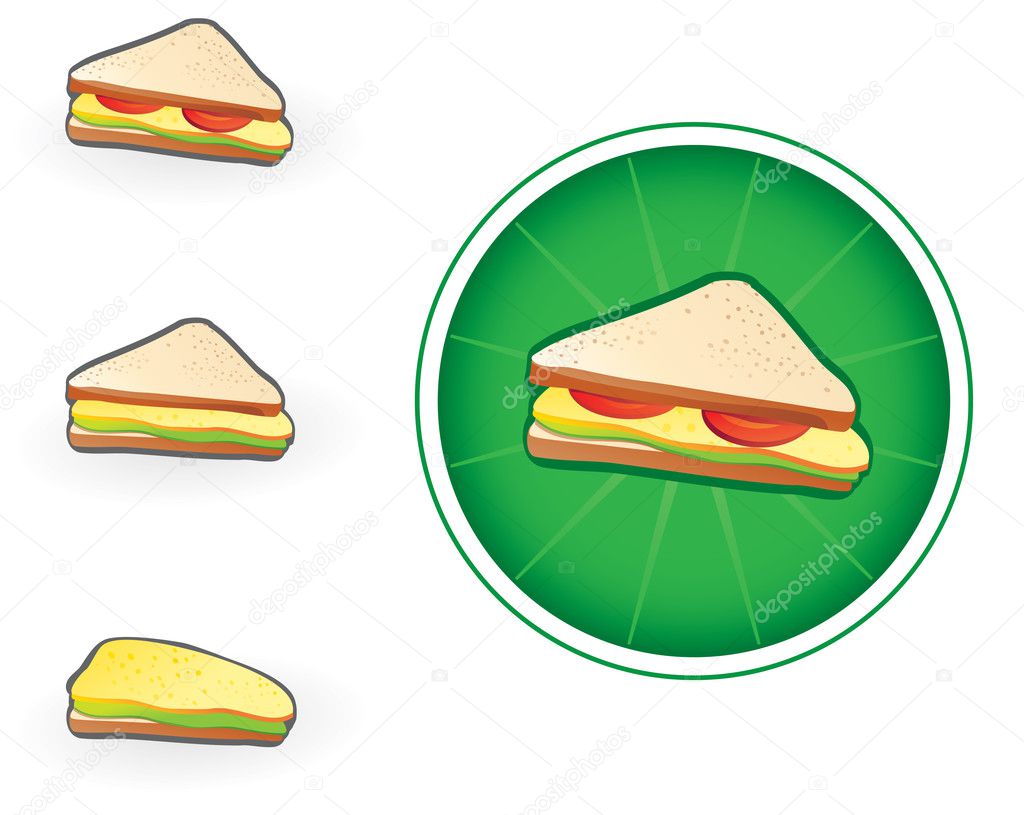 Sandwich icon — Stock Vector © venimo #1708799
