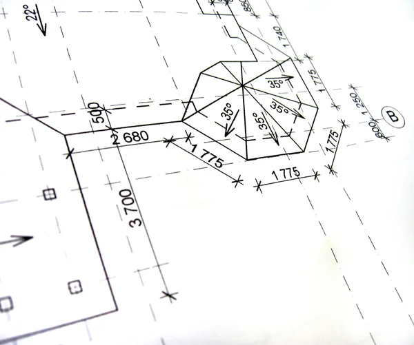 Construction drawings — Stock Photo © nataly0288dp #1535810