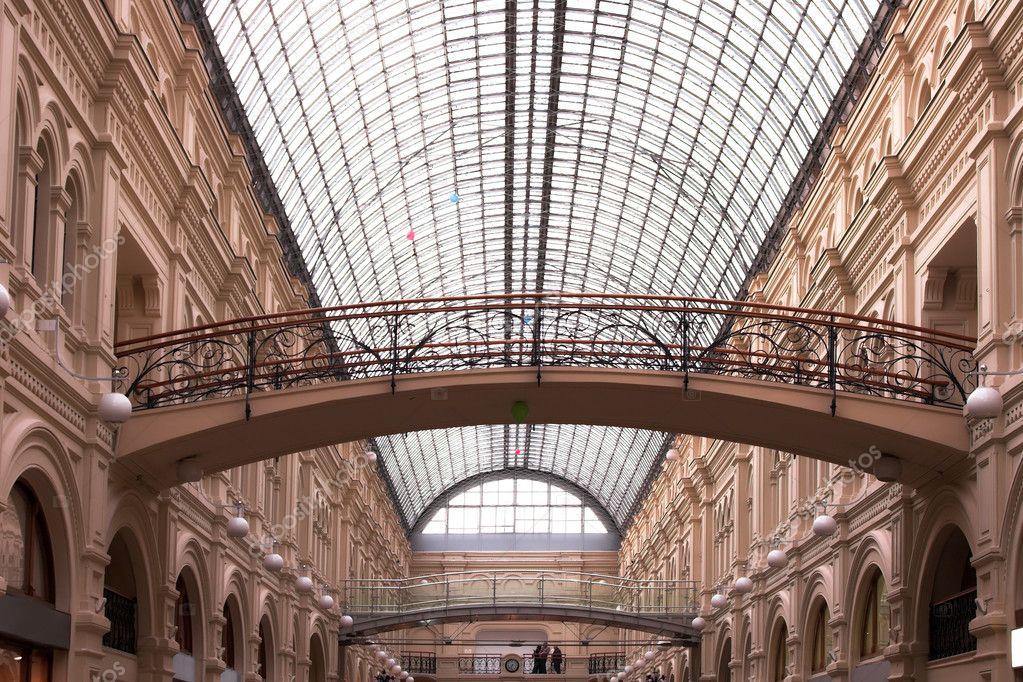 High ceiling,bridges and interior Stock Photo by ©babenkodenis 1329474
