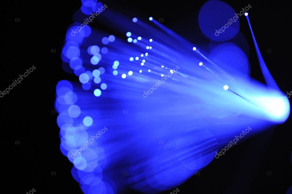 Blue fiber optics Stock Photo by ©haveseen 1826216