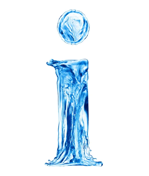 Water letter — Stock Photo © Irochka #9599470