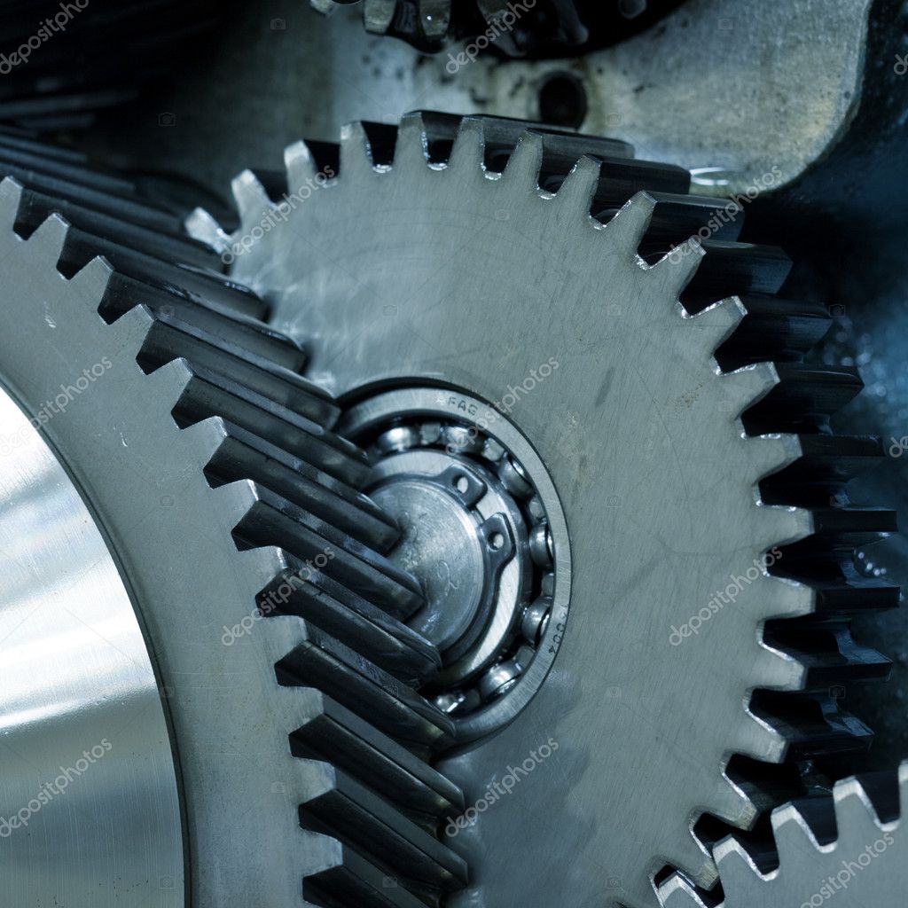 Gear background Stock Photo by ©Irochka 1337557