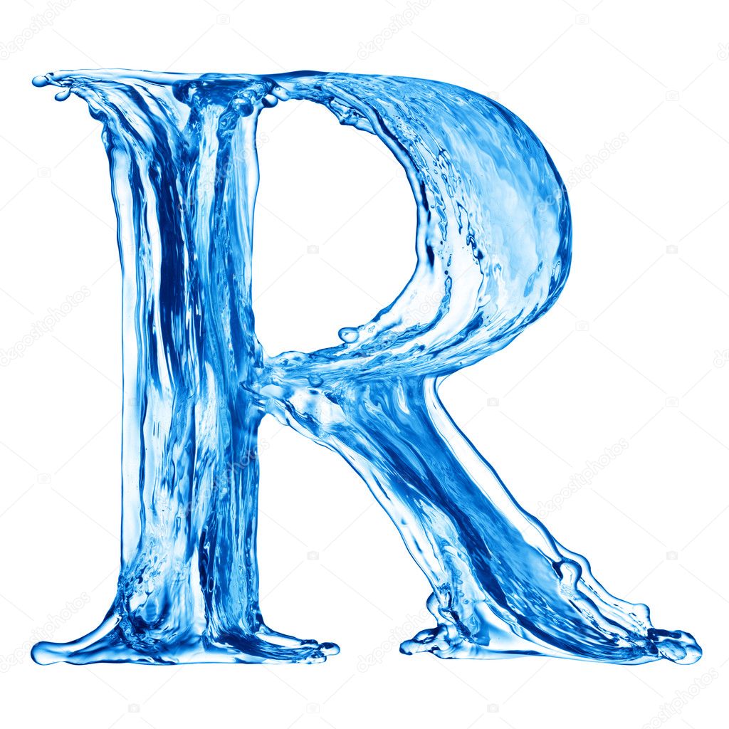 Water letter Stock Photo by ©Irochka 1338357