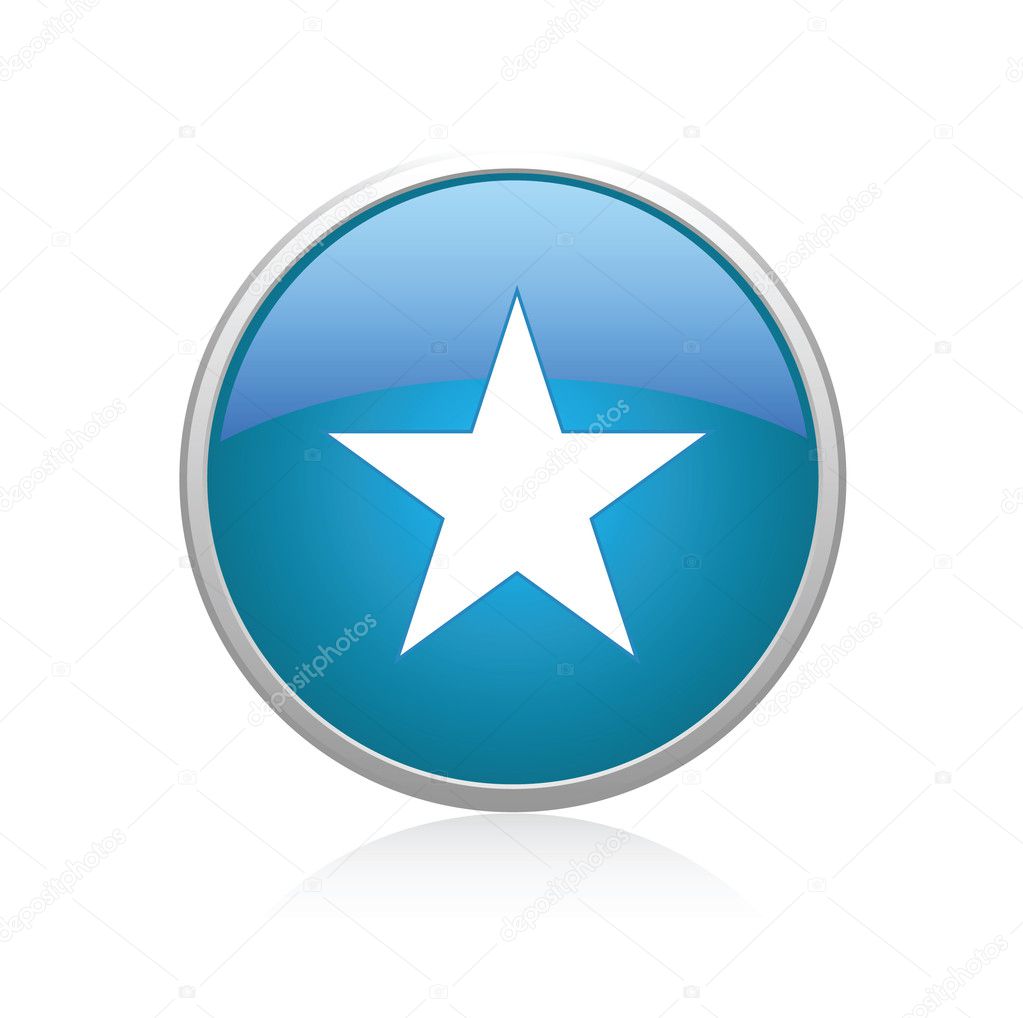 Blue star Stock Vector Image by ©artlosk #1220111