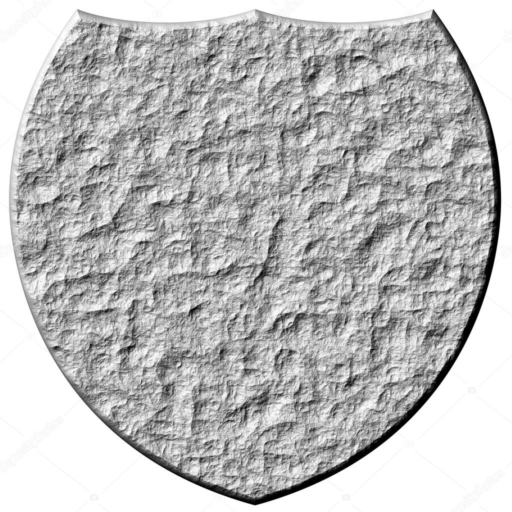 3D Stone Shield — Stock Photo © georgios #1399235