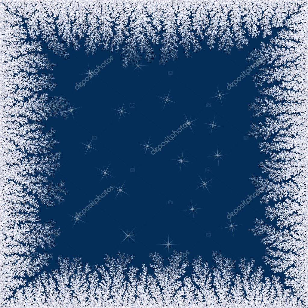 Frosting on a border — Stock Photo © chiffa #1299058