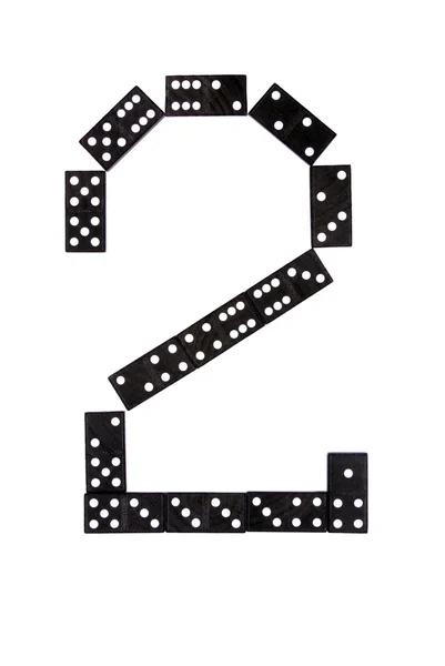 Domino number one — Stock Photo © DDrgzs #1396651