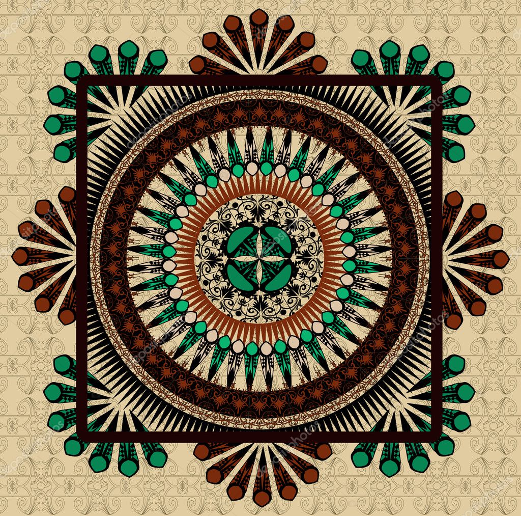 Patterned background — Stock Vector © AllesGute #1243125