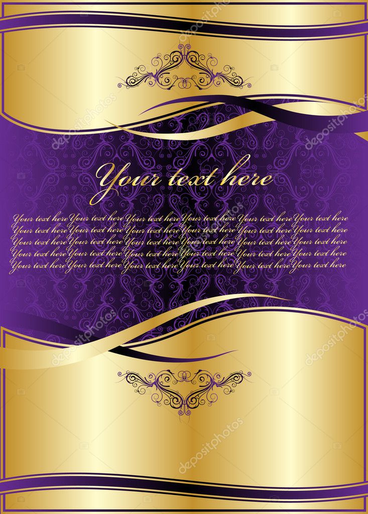 Violet vector background for design — Stock Vector © Anasteisha #1281744