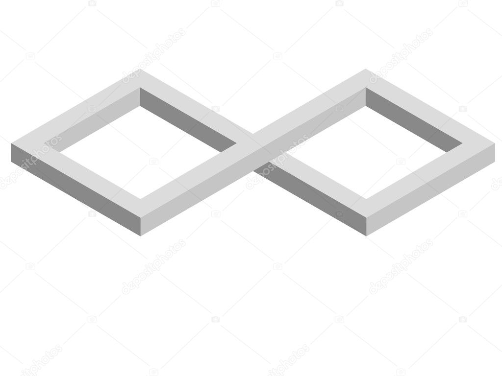 Impossible sign — Stock Vector © Yuriy_Vlasenko #1272506