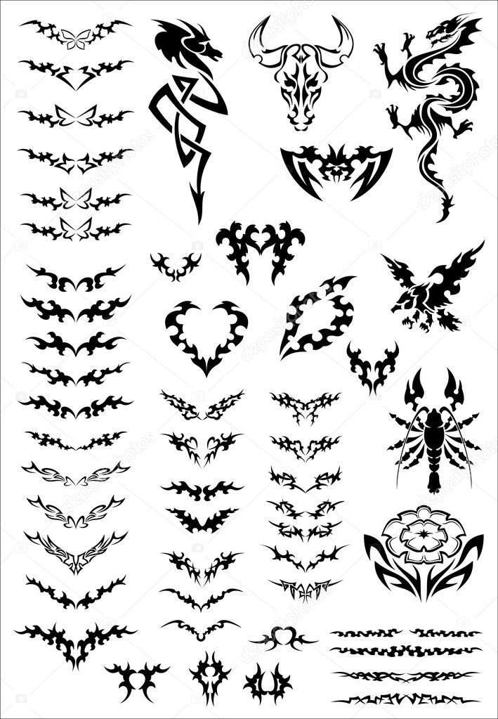 Tattoo — Stock Vector © Alexey71 #1325471 Tattoo — Stock Vector © Alexey71 #1325471