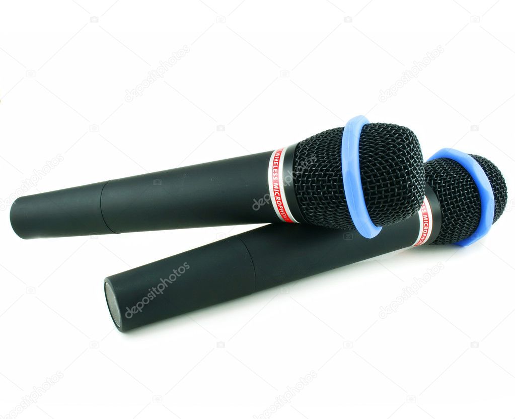 Two wireless microphones Stock Photo by ©alphacell 1290368