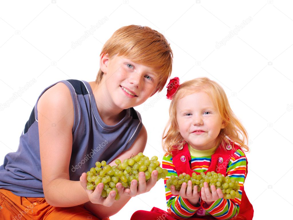 Children isolated on white Stock Photo by ©Kruchenkova 1308321