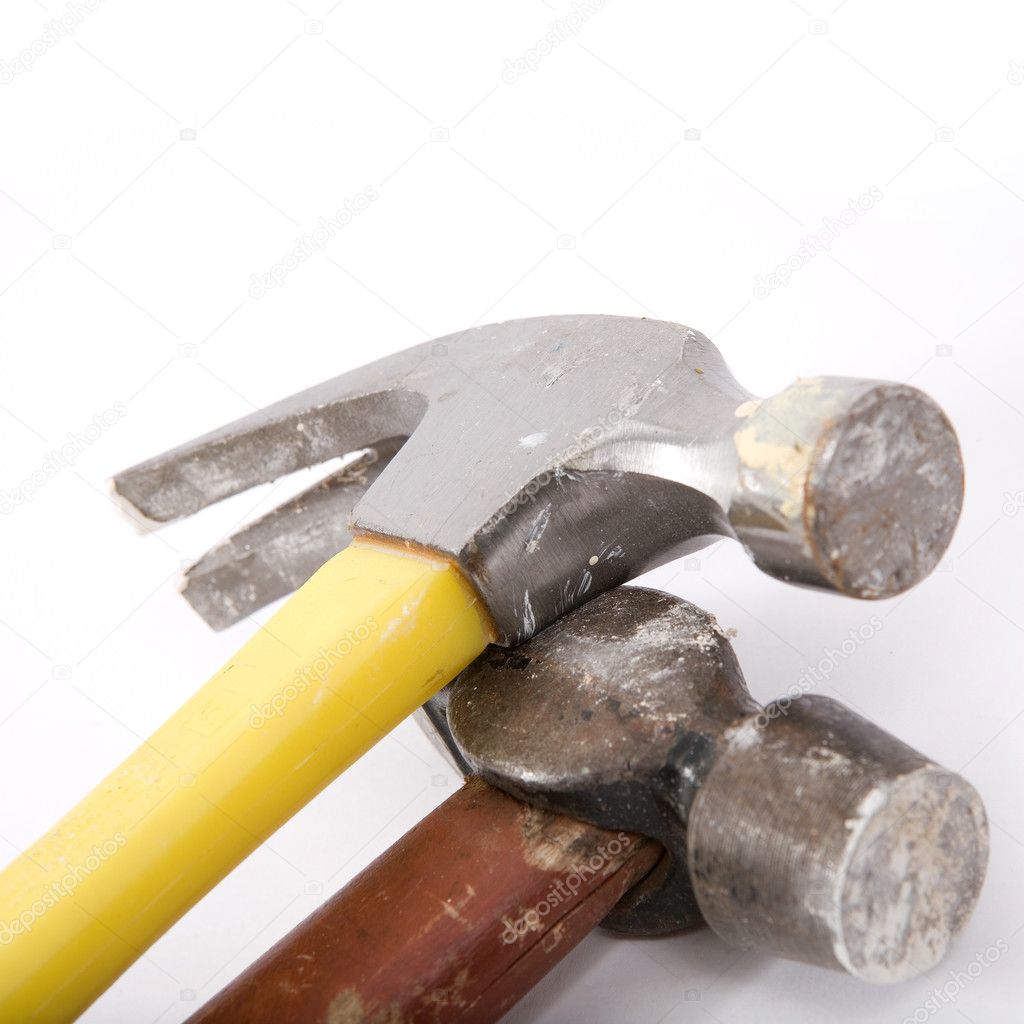 Two construction hammer Stock Photo by ©Fedorov 2541533
