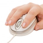 Hand holding mouse Stock Photo by ©mihhailov 5847411