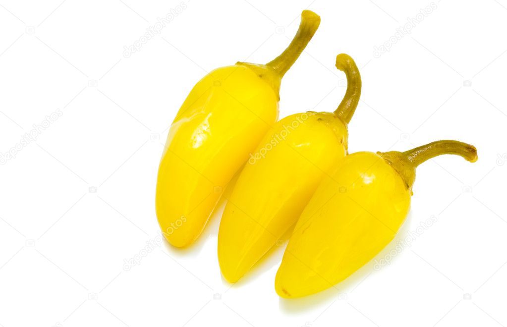 Yellow Chilli Peppers Stock Photo by ©shirotie 1412378