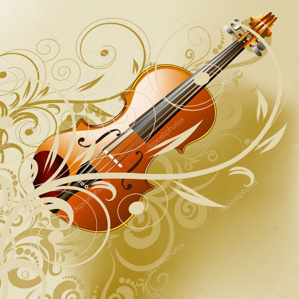 Violin background — Stock Photo © Bondarau #1374789