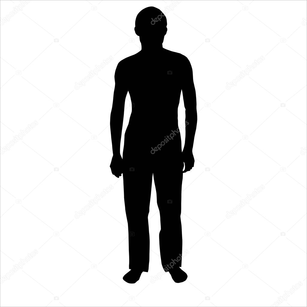 Silhouette of the person — Stock Photo © ufastudio #1982230