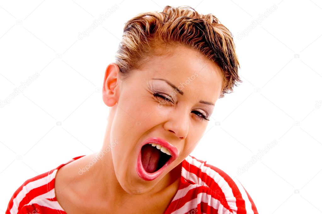 Pretty female with wink eye — Stock Photo © imagerymajestic #1352508