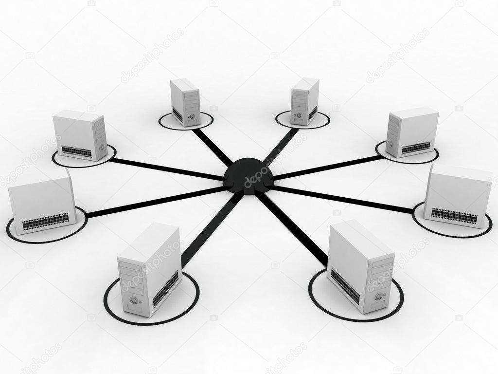 3d cpu's in network Stock Photo by ©imagerymajestic 1662905