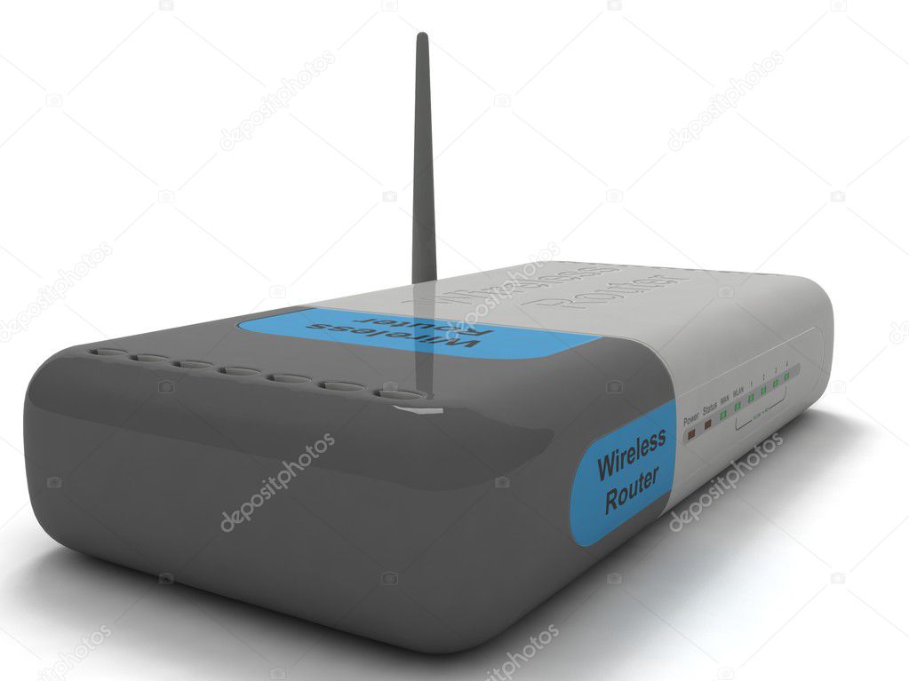 3d wireless network device Stock Photo by ©imagerymajestic 1665258