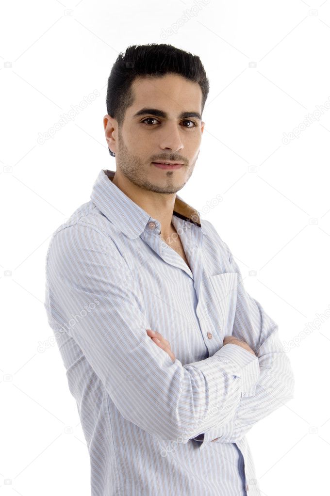 Side view of handsome man — Stock Photo © imagerymajestic #1674536